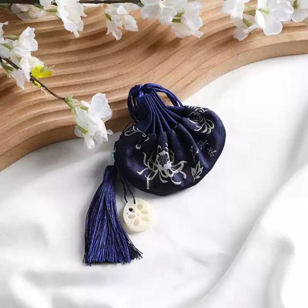 Herbal Sachet – Hand-Embroidered & Wearable Sachet | HerbCrafted