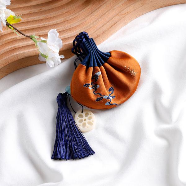 Herbal Sachet – Hand-Embroidered & Wearable Sachet | HerbCrafted